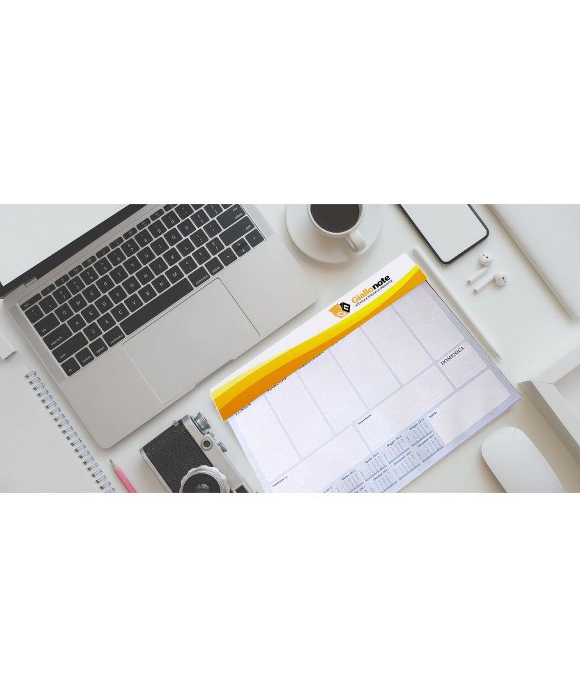 Planning settimanale da scrivania personalzzato