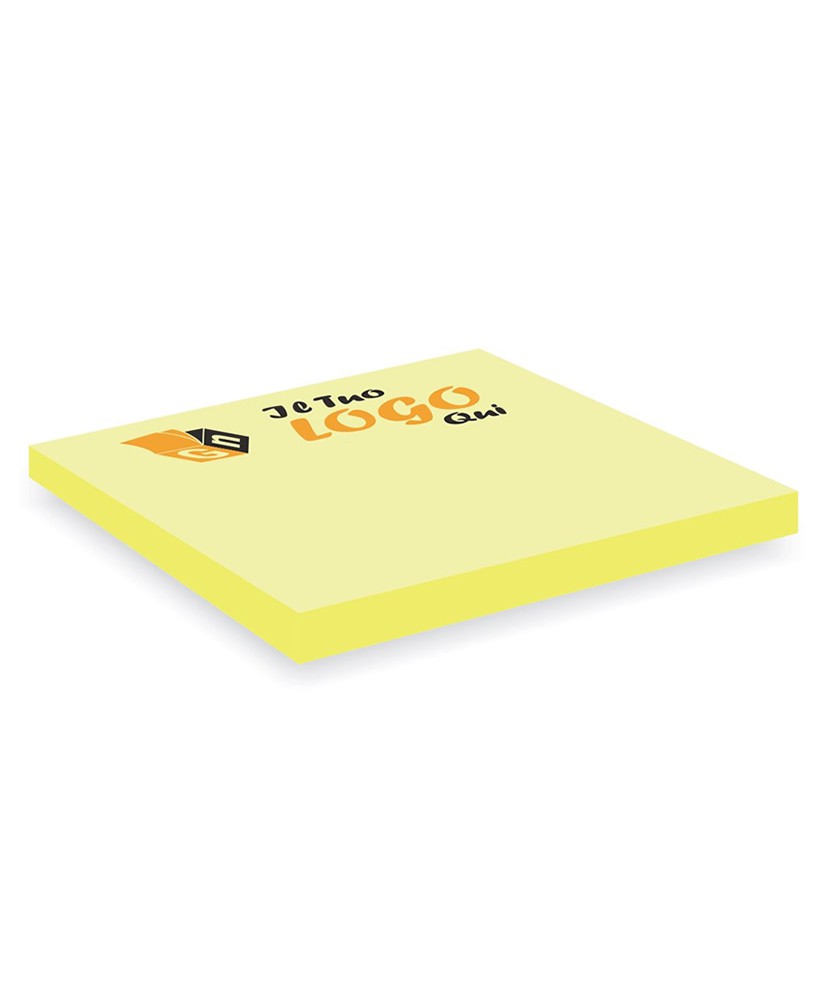 Post it giallo 75x75mm personalizzati | Giallonote