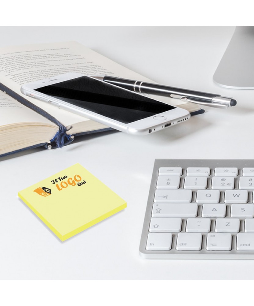 Post it giallo 75x75mm personalizzati | Giallonote