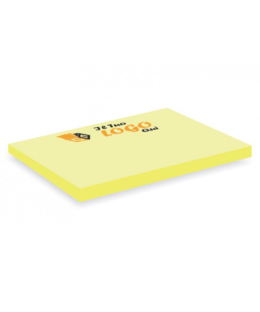 Post it 100x75mm giallo con stampa logo| Giallonote
