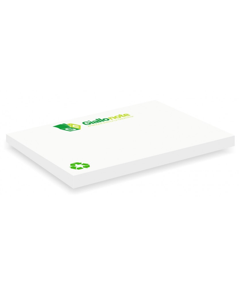 Post it in carta riciclata 100x75mm personalizzabili