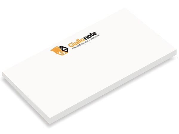 Post it personalizzati, stampa logo alta definizione | Giallonote