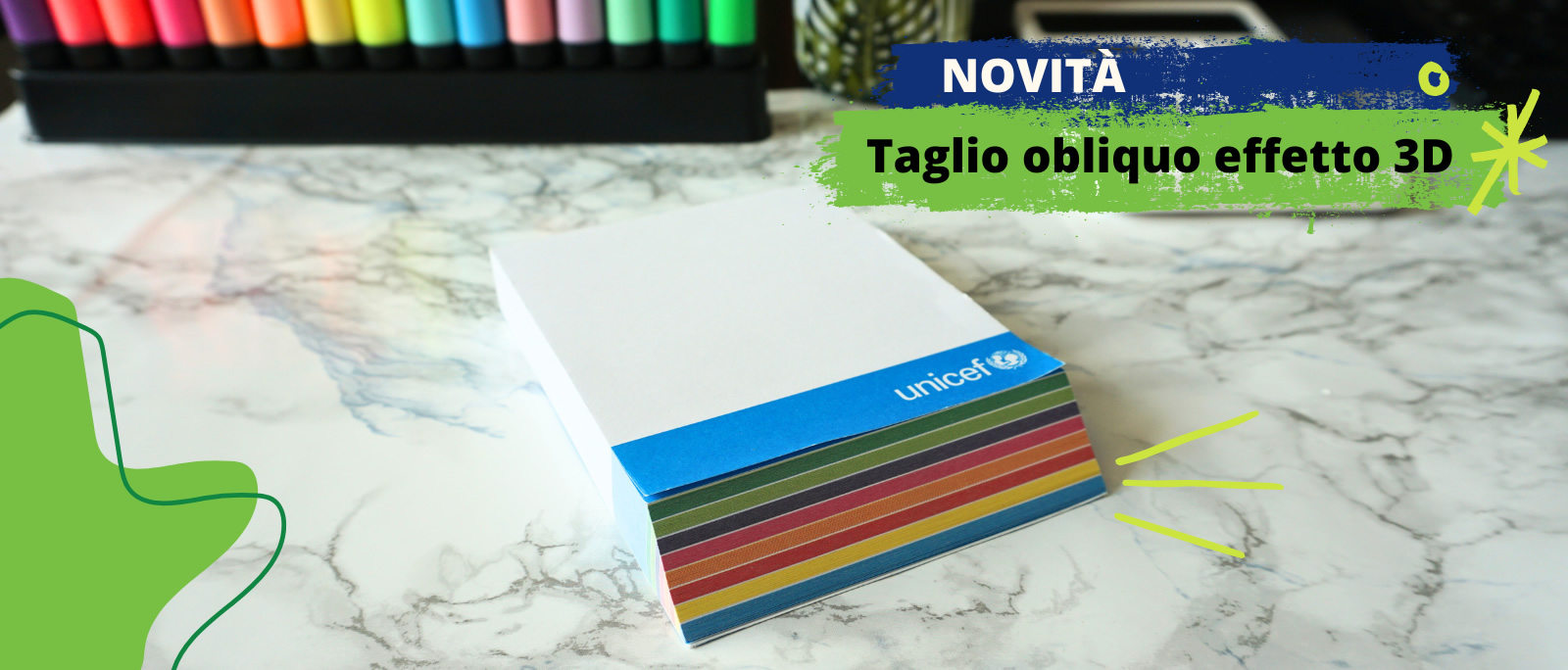 Post it personalizzati, stampa logo alta definizione | Giallonote